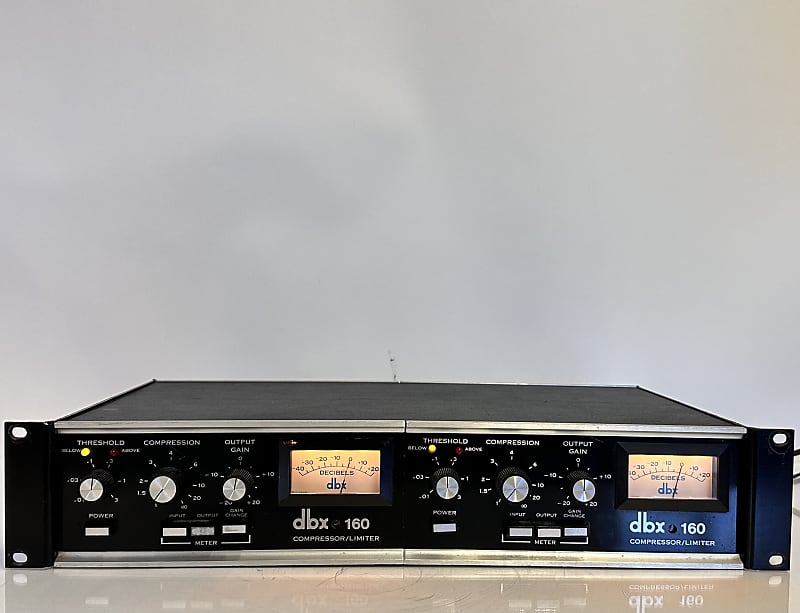 DBX 160 VU Compressor / Limiter Pair 1976 | Reverb