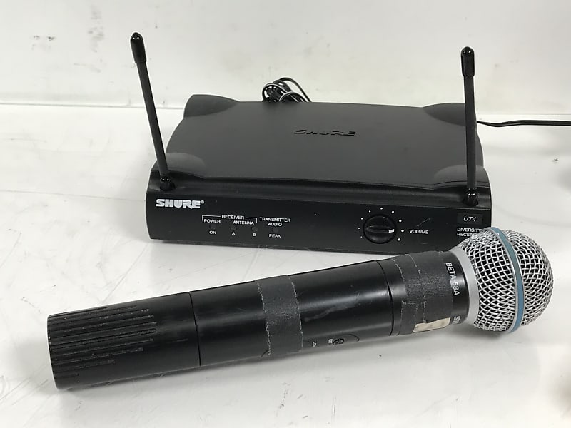 Shure UT4 UT4-VH Receiver w/ UT2 58A Microphone System | Reverb