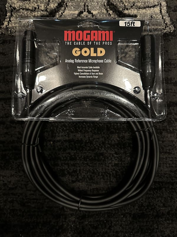 Mogami Gold Studio XLR Microphone Cable (15') | Reverb