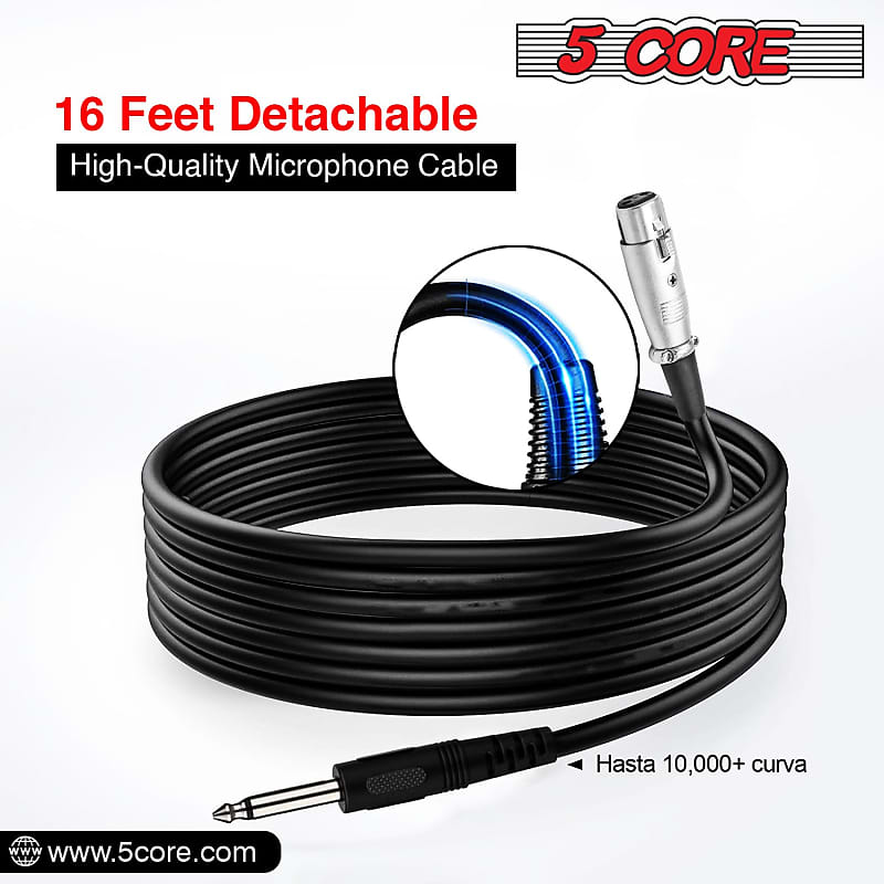 5 Core Microphone XLR Dynamic Mic Karaoke Singing Handheld | Reverb