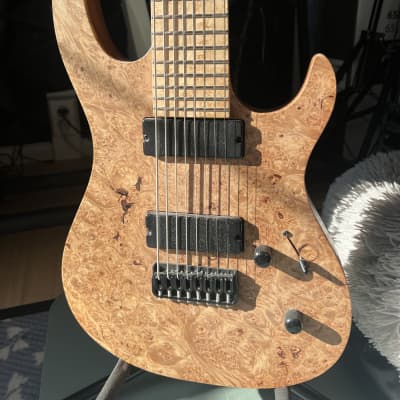 Kiesel Carvin DC800 Burled Maple 8-String with Case (USA) | Reverb