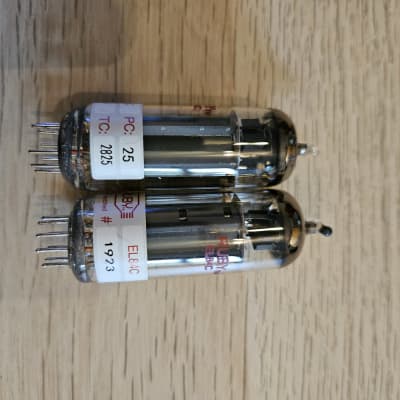 Ruby EL84C Tubes - Pair | Reverb