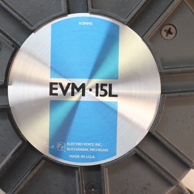 ElectroVoice EVM-15L 15" Speaker • 8Ω • Works • Little Tear | Reverb
