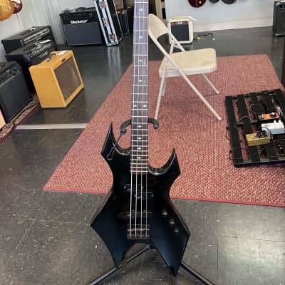 B.C. Rich NJ Series Warlock Bass 80s - Black | Reverb