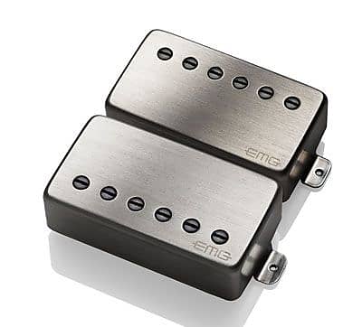 EMG H2 Passive Humbucker Pickup Set 2010-2023 Brushed Black | Reverb