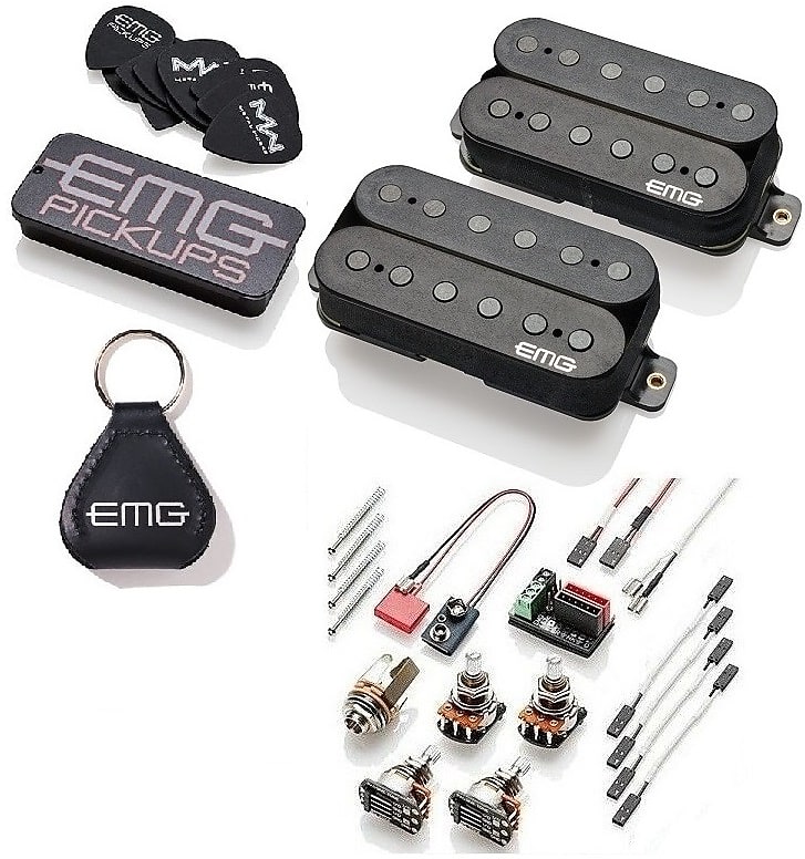 EMG Jim Root JR Daemonum Black Humbucker Set Standard Spaced | Reverb