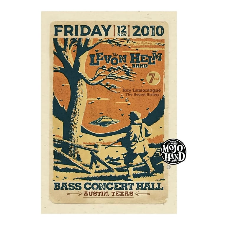 original - Levon Helm Band concert poster - 2010 | Reverb