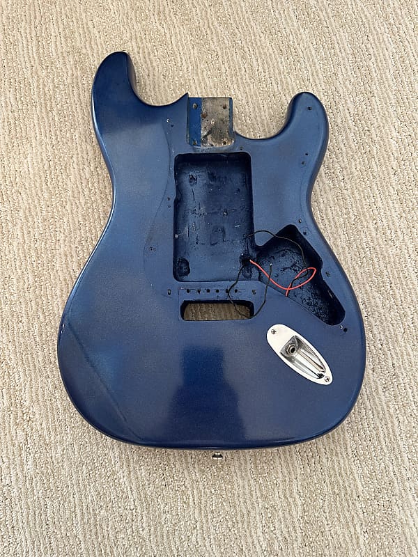 Unknown Stratocaster Body - Lake Placid Blue | Reverb