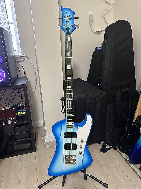 DBZ Hailfire Bass - Blue Burst | Reverb
