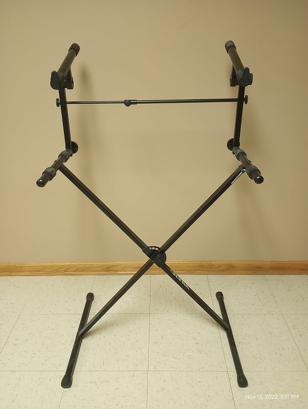 ULTRA KEYBOARD STAND with ON-STAGE STANDS Universal 2nd tier | Reverb