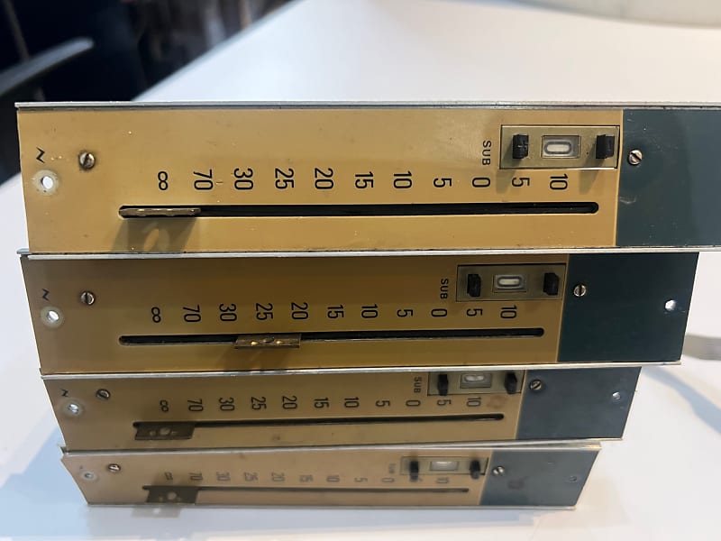 Neve 8108 console VCA faders (5) | Reverb