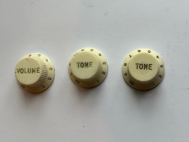 Vintage 1961 Fender Stratocaster Knobs | Reverb