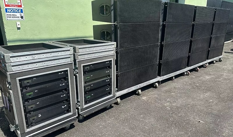 (16) D&B Audiotechnik J8 Line Array Loudspeakers/W(2) D12 | Reverb