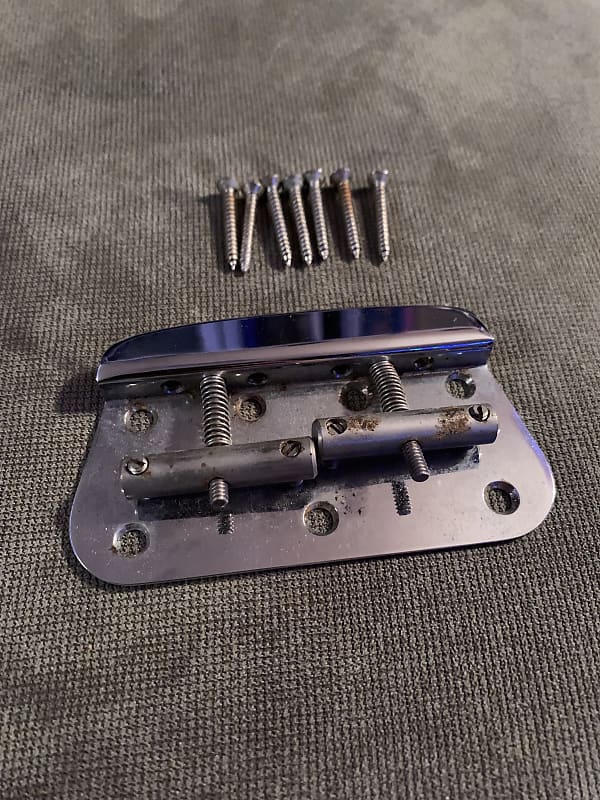 Fender Musicmaster Bass Guitar Bridge 1971-1981 | Reverb