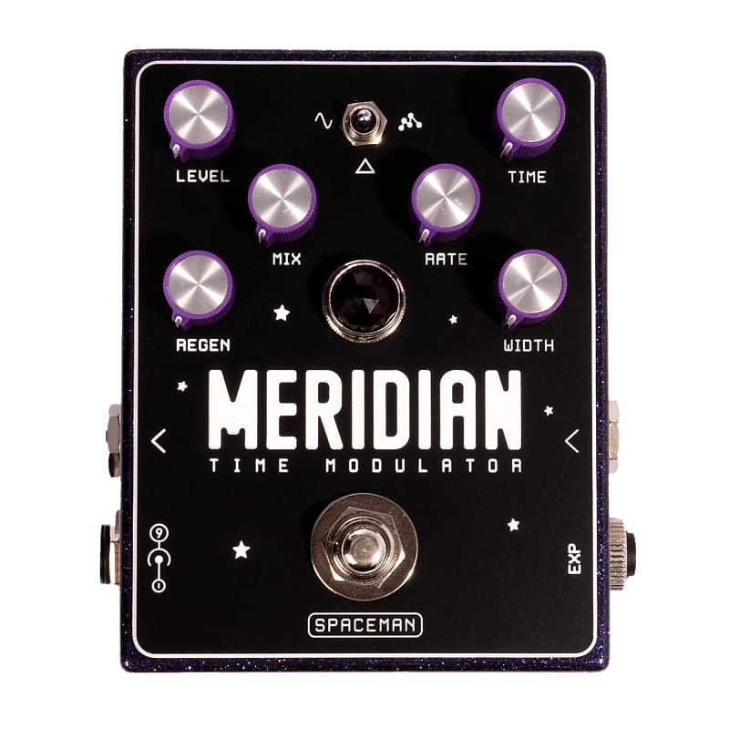Spaceman Meridian Time Modulator Chorus Effect Pedal, Purple | Reverb