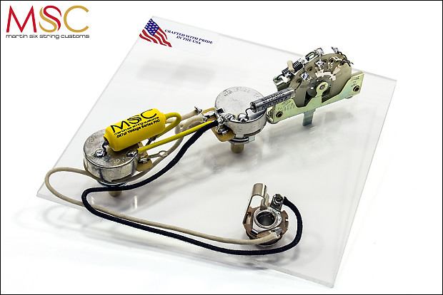 MSSC Prewired Esquire Cocked Wah Mod Wiring Harness - | Reverb UK