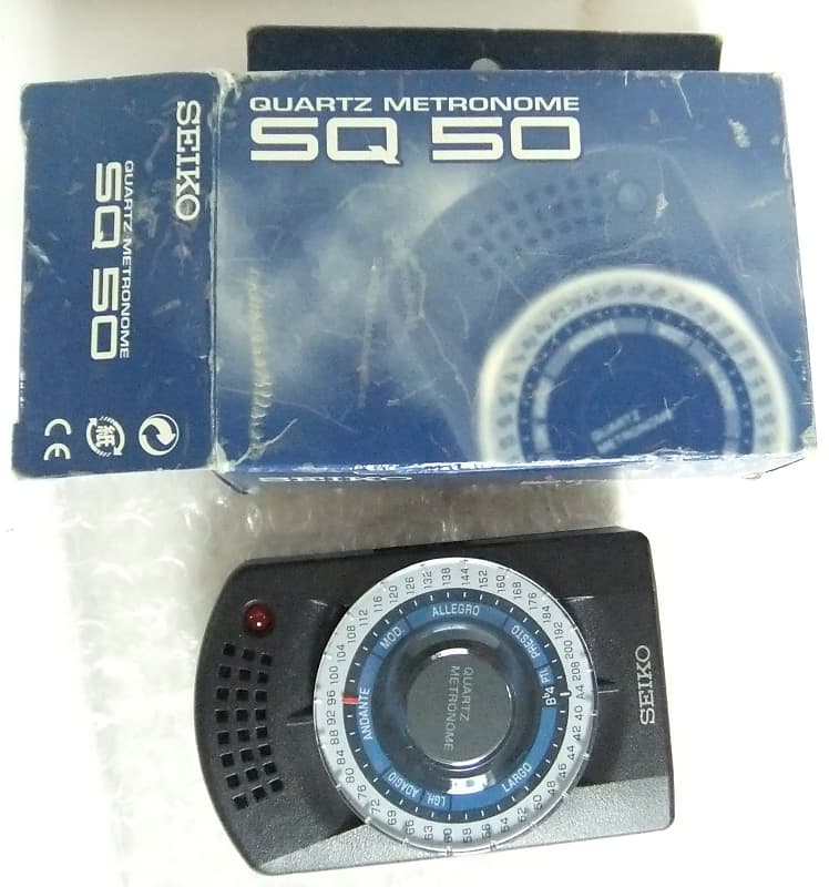 RARE, VINTAGE SEIKO SQ 50 ELECTRONIC QUARTZ METRONOME | Reverb France