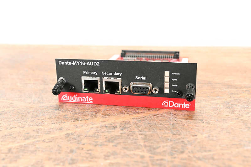 Audinate Dante-MY16-AUD2 16-Channel Dante Network I/O Card | Reverb