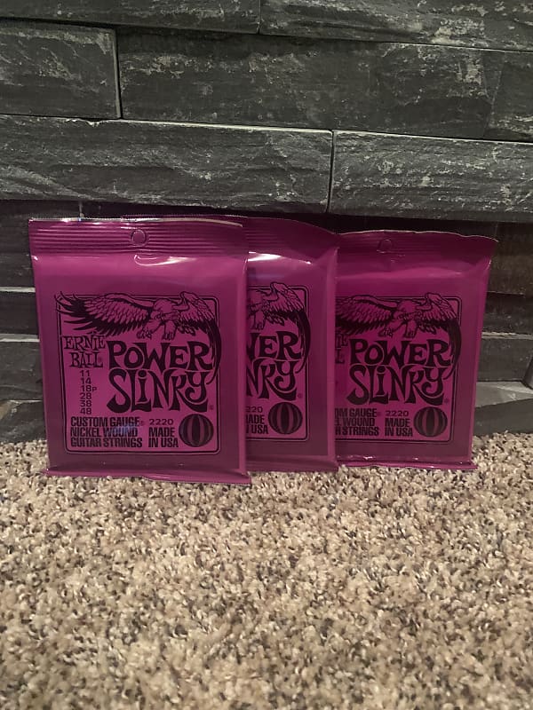 Ernie Ball Ernie Ball power slinky (11-48) | Reverb