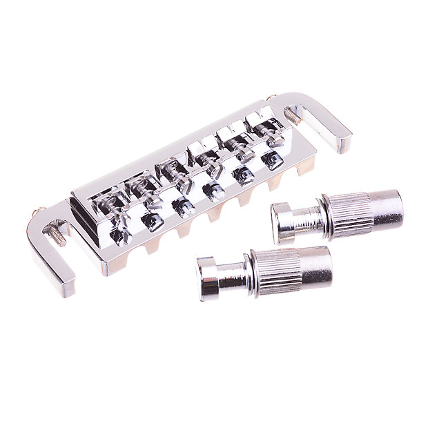 Chrome "Badass" Style Wraparound Guitar Bridge | Reverb