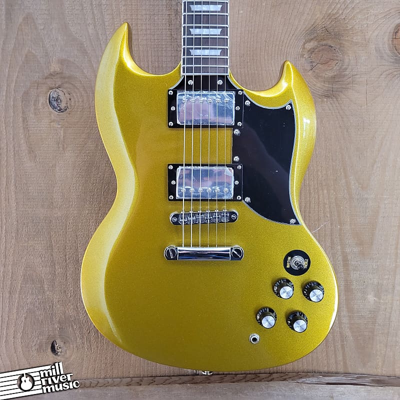 Firefly FFLG - Gold Metallic SG Style Electric | Reverb Australia