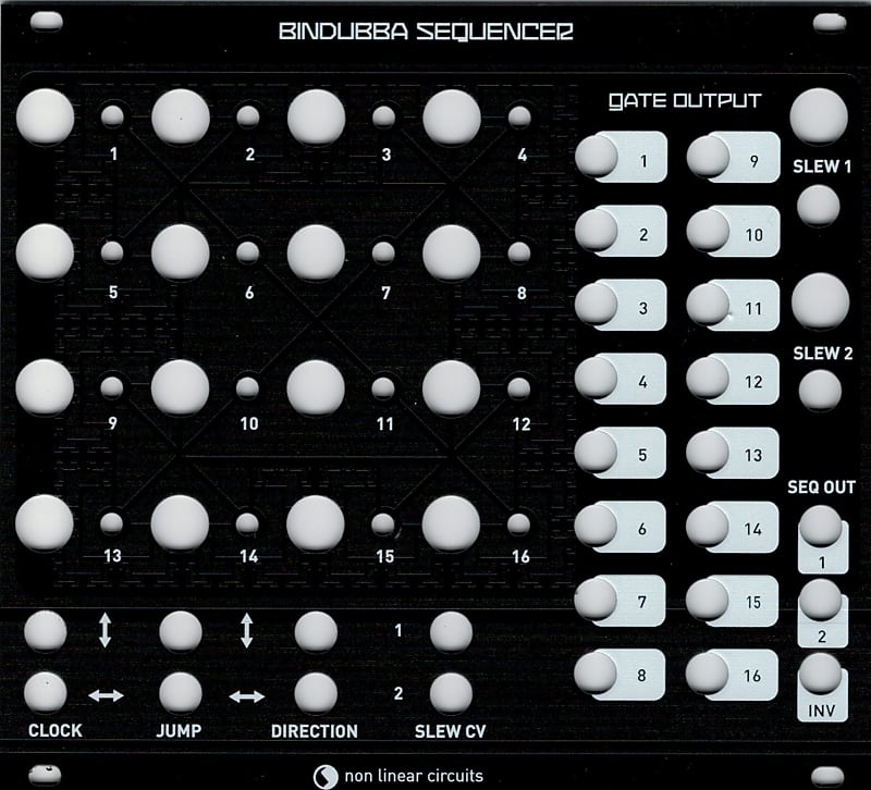 nlc1062 bindubba sequencer, black magpie version | synthCube | Reverb