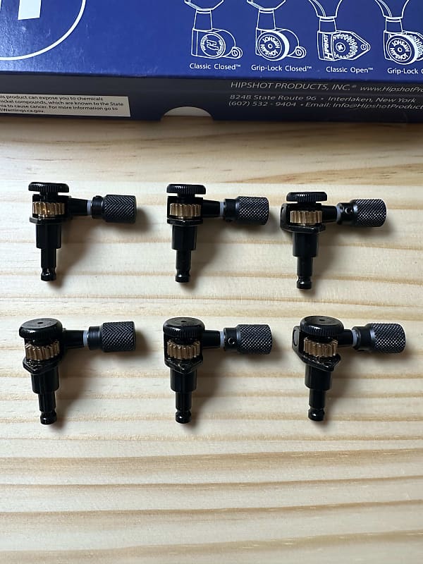 Hipshot 6 Inline Grip-Lock Open Gear Non-Staggered | Reverb Canada