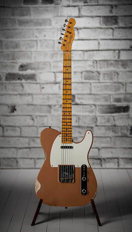 Fender Custom Shop '54 Limited Tele Relic Aged Copper | Reverb