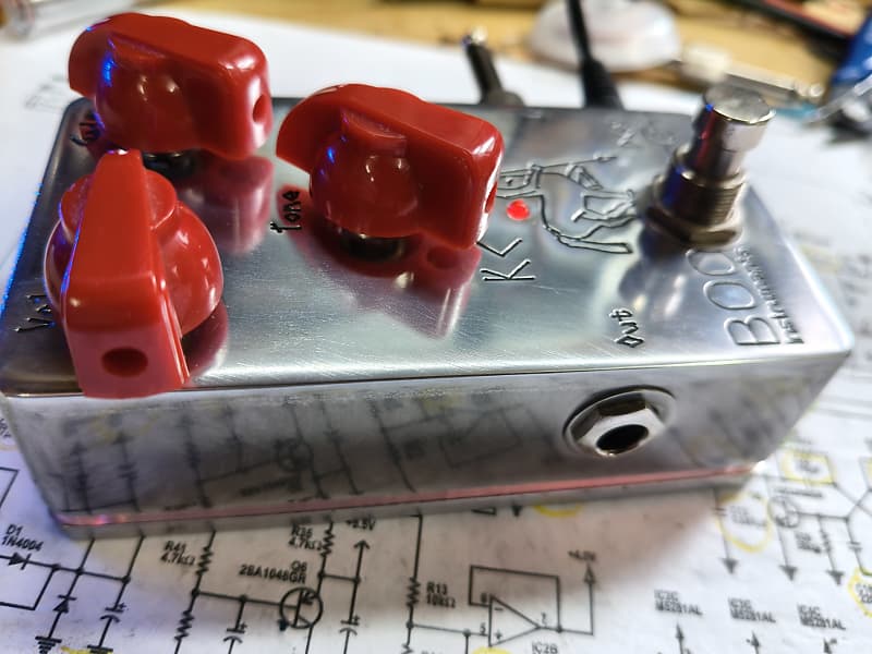 Boo Instruments KC Boost/Overdrive Klone Pedal Handmade In | Reverb