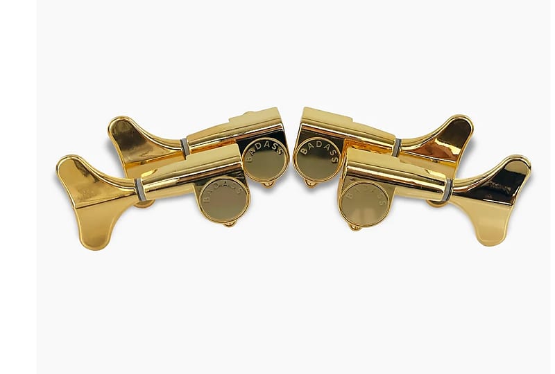 (4) Leo Quan® 2x2 Gold Badass SGT Sealed Bass Guitar Tuners | Reverb (4) Leo Quan® 2x2 Gold Badass SGT Sealed Bass Guitar Tuners | Reverb
