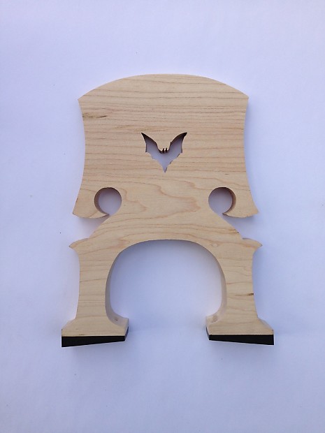 3/4 Maple upright bass Bridge Psychobilly | Reverb