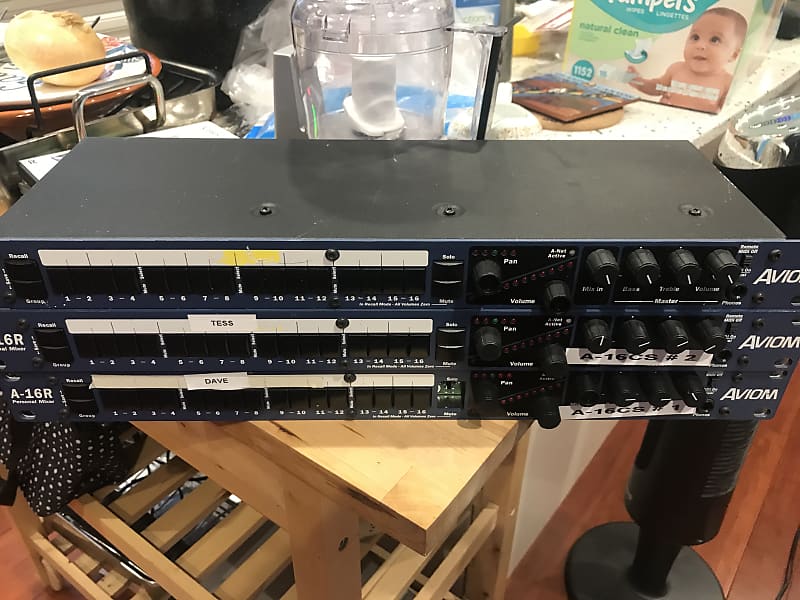Aviom A-16R 16-Channel Rackmount Personal Mixer | Reverb