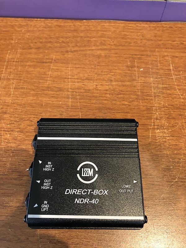 Leem NDR-40 Dirct Box 2010 Black | Reverb