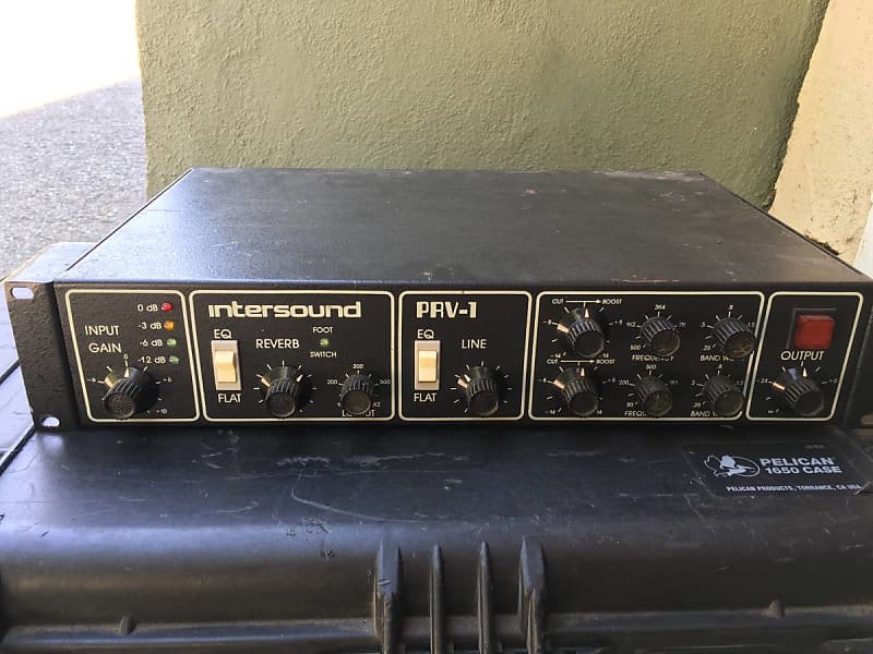 Intersound PRV-1 Analog Spring Reverb - EQ - K Records | Reverb