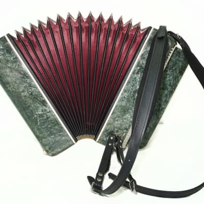 Folk Russian Bayan Tembr, Button Accordion Instrument, 100 | Reverb