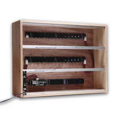 Synthrotek 9U x 104HP Powered Modern Wooden Eurorack Modular | Reverb