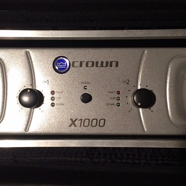 Crown X1000 Stereo 2x300 Watt Power Amp | Reverb