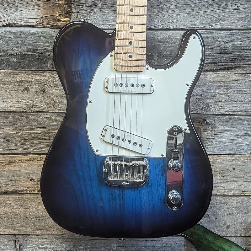 (16286) G&L USA Asat - MFD Pickups - Blue Burst | Reverb