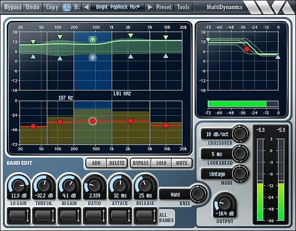 Wave Arts MultiDynamics 6 (Download) 6 band multi-band | Reverb