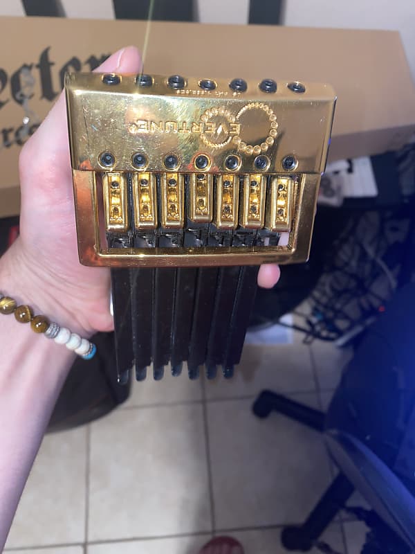 Evertune Bridge F7 (7 String Model) Gold | Reverb