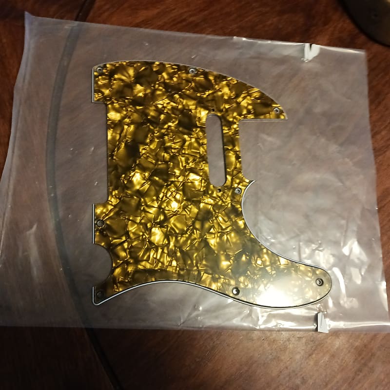 Fender Telecaster Gold Pearloid Pickguard | Reverb