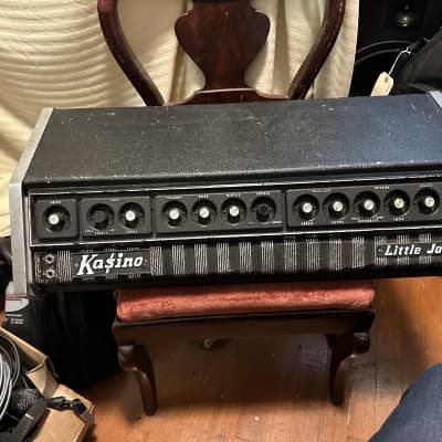Kustom Kasino. Little joe amplifier head - Black silver | Reverb