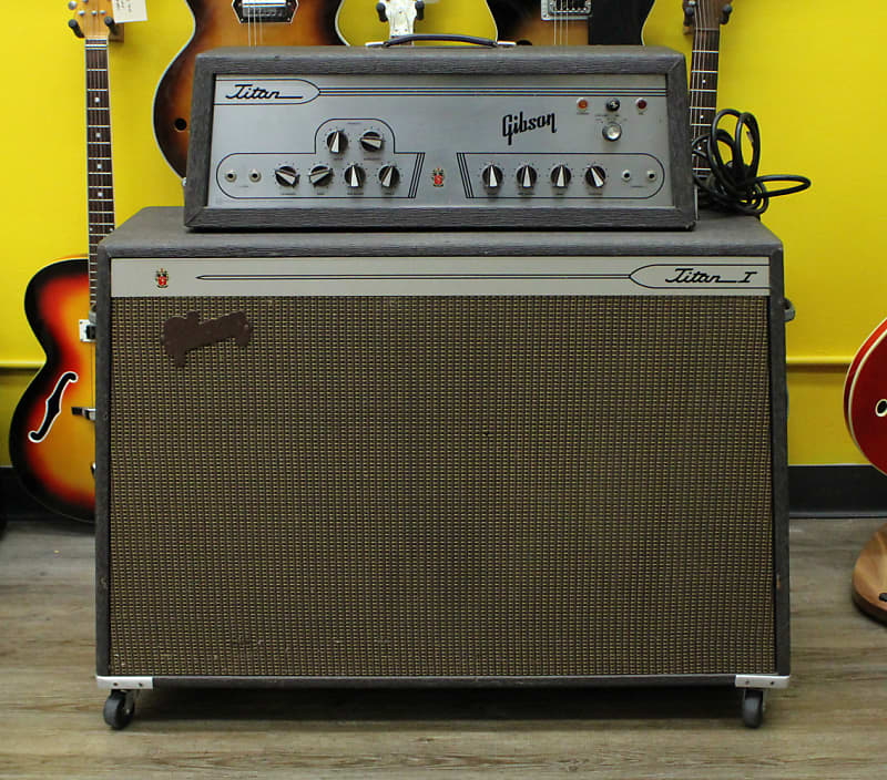 1964 Gibson Titan I Head + Matching Cab | Reverb