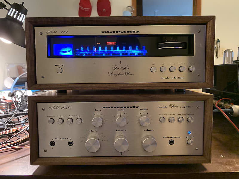 Marantz 1060 Console , 110 Tuner Combo 1971 Champagne | Reverb