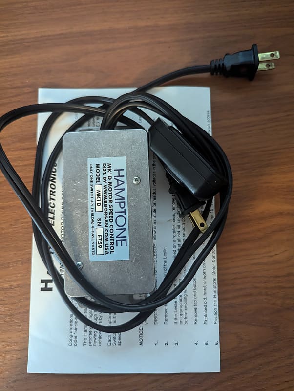 Hamptone MK1D Motor Speed Control | Reverb