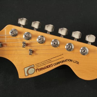 Fernandes Strat Stone Logo 1978 - Sunburst | Reverb
