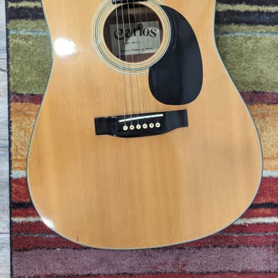 Rare Carlos Acoustic Guitar with Case. | Reverb