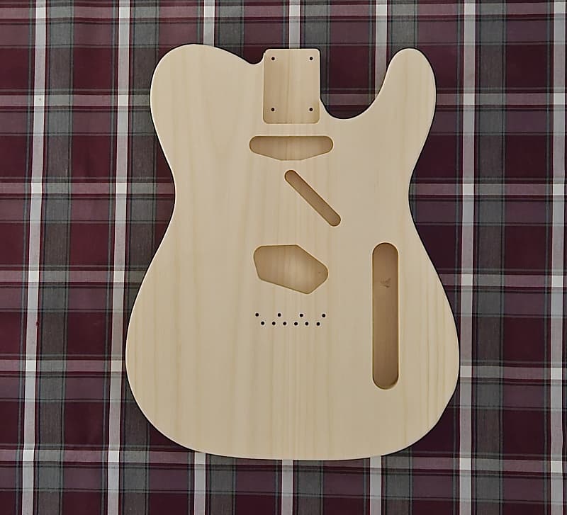 Woodtech Routing - 2 pc Eastern White Pine Telecaster Body - | Reverb
