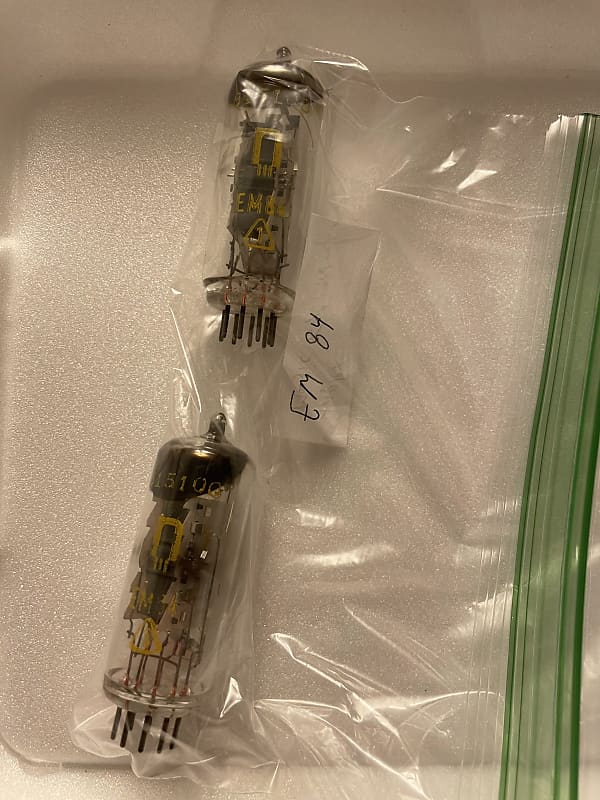 RFT EM84 - 1960 magic eye tube pair | Reverb
