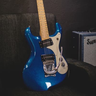 Mosrite The Nokie 1992 - Blue sparkle | Reverb
